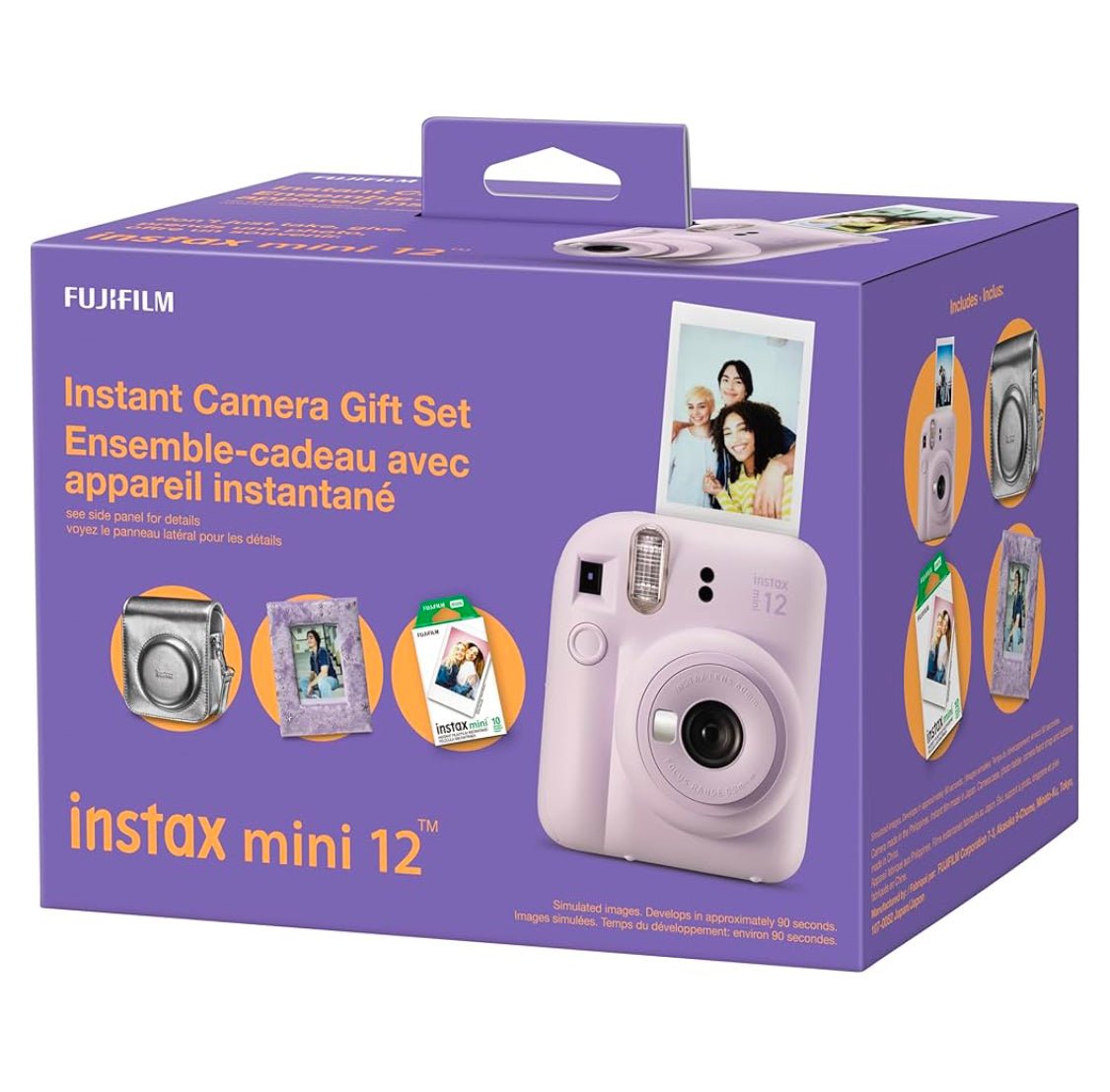 FUJIFILM INSTAX Mini 12 Instant Camera Gift Set - Lilac Purple ...