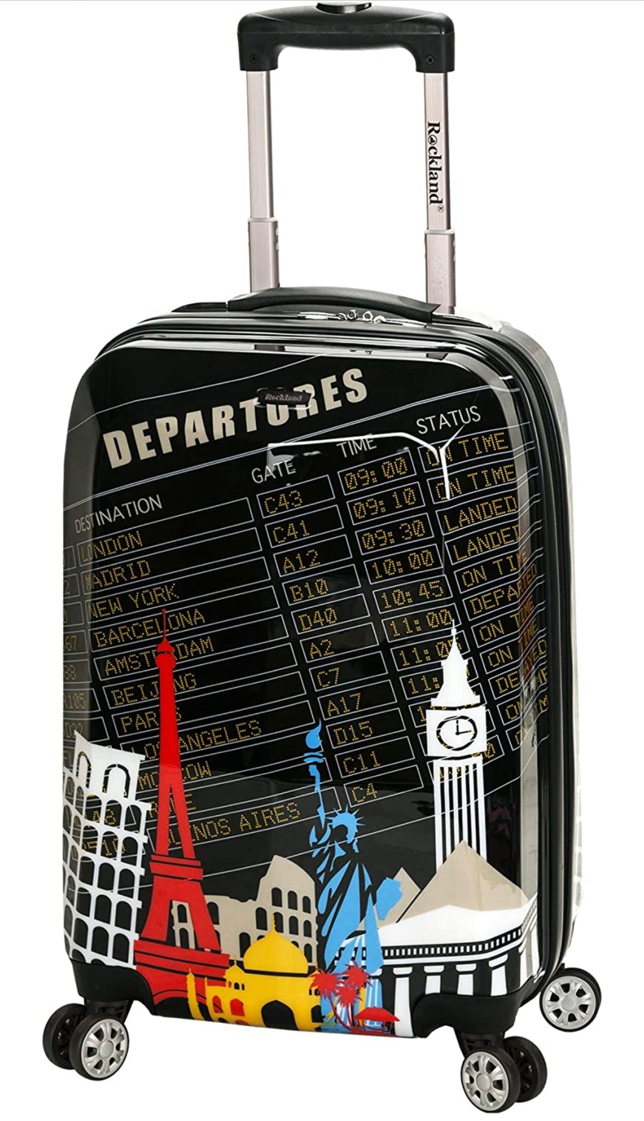 Departures Theme Carry On Luggage 20” – MyTravelShop.ca